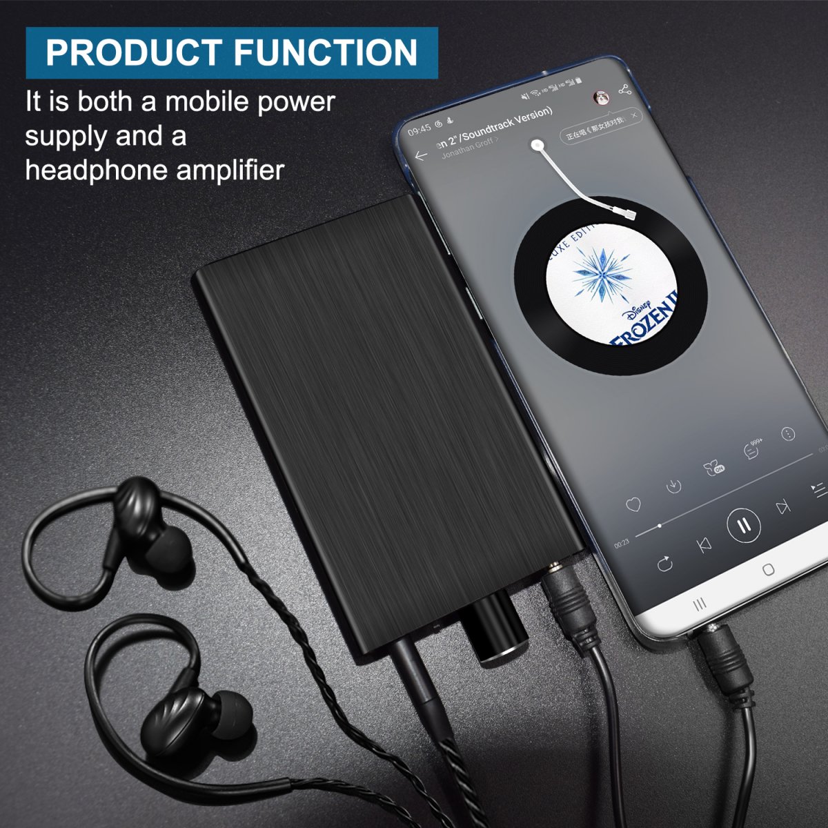 GV-AA012 Protable Hi-Fi Headphone Amplifier Buit-in Power Bank ...
