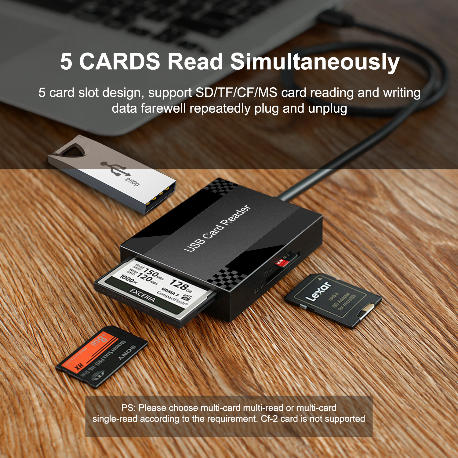 5-IN-1 USB 3.0 Card Reader - Shenzhen Gaia Vision Technology Co., Ltd.