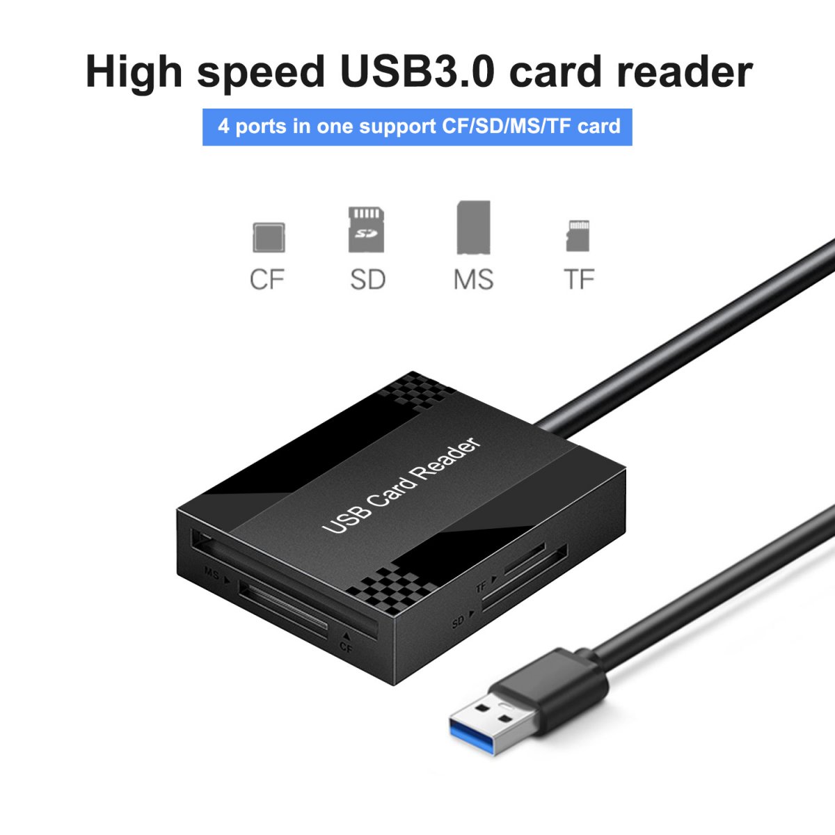 4-IN-1 USB 3.0 Card Reader - Shenzhen Gaia Vision Technology Co., Ltd.